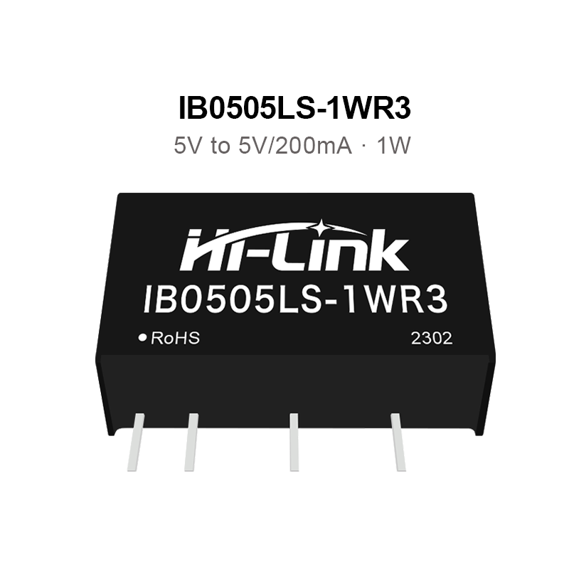 Stabilized single output 5V to 5V 1W 200mA DC to DC power module ...