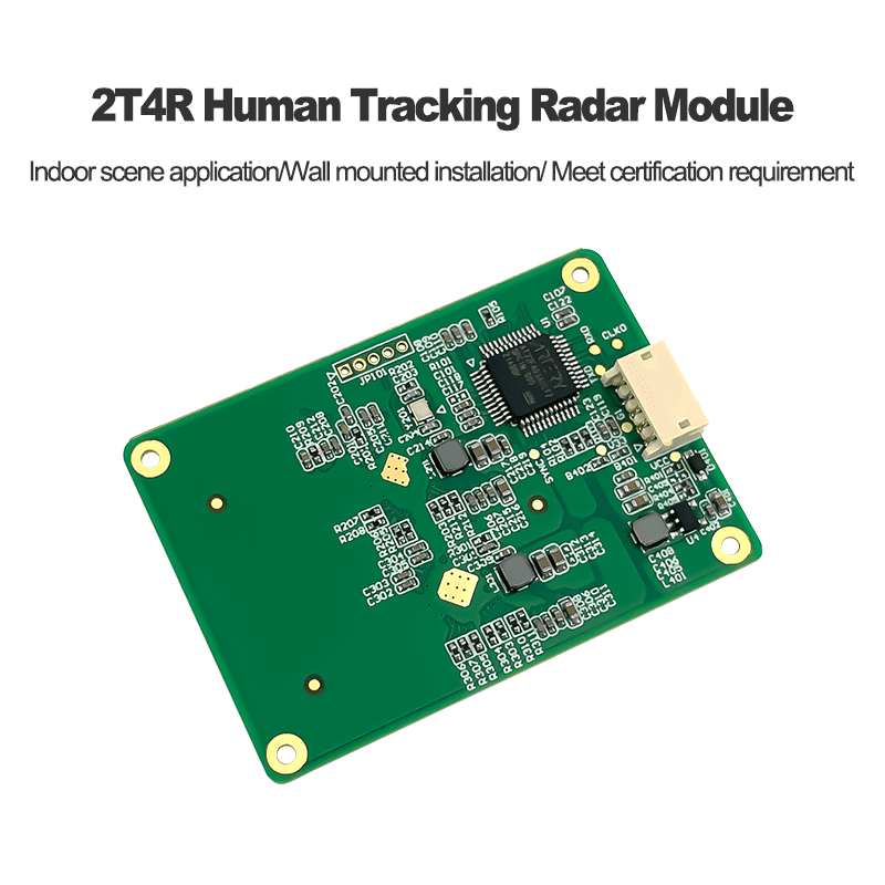 HLK-LD2461 2T4R 24G Millimeter Wave High-precision Multiple Targets Human Perception Trajectory ...