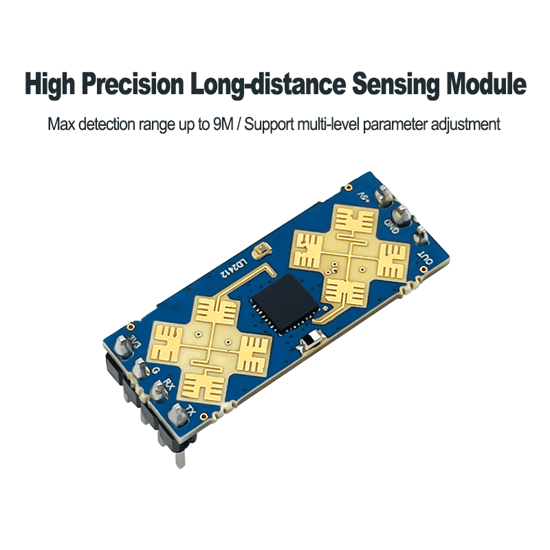 24ghz Human Presence Body Induction Distance Detection Radar Sensor Module Support Gpio And Uart